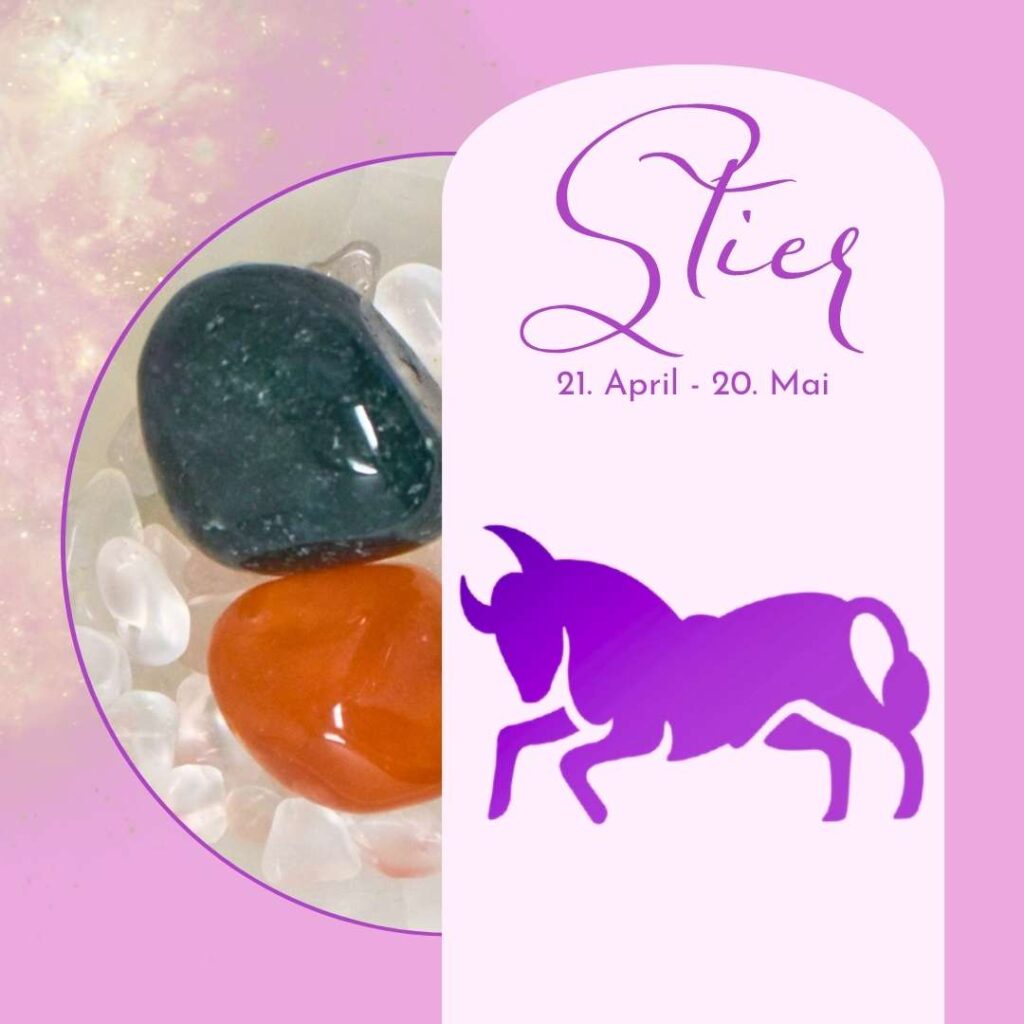 Stier - Kraftsteine - Set - Wunsch Traum Manufaktur